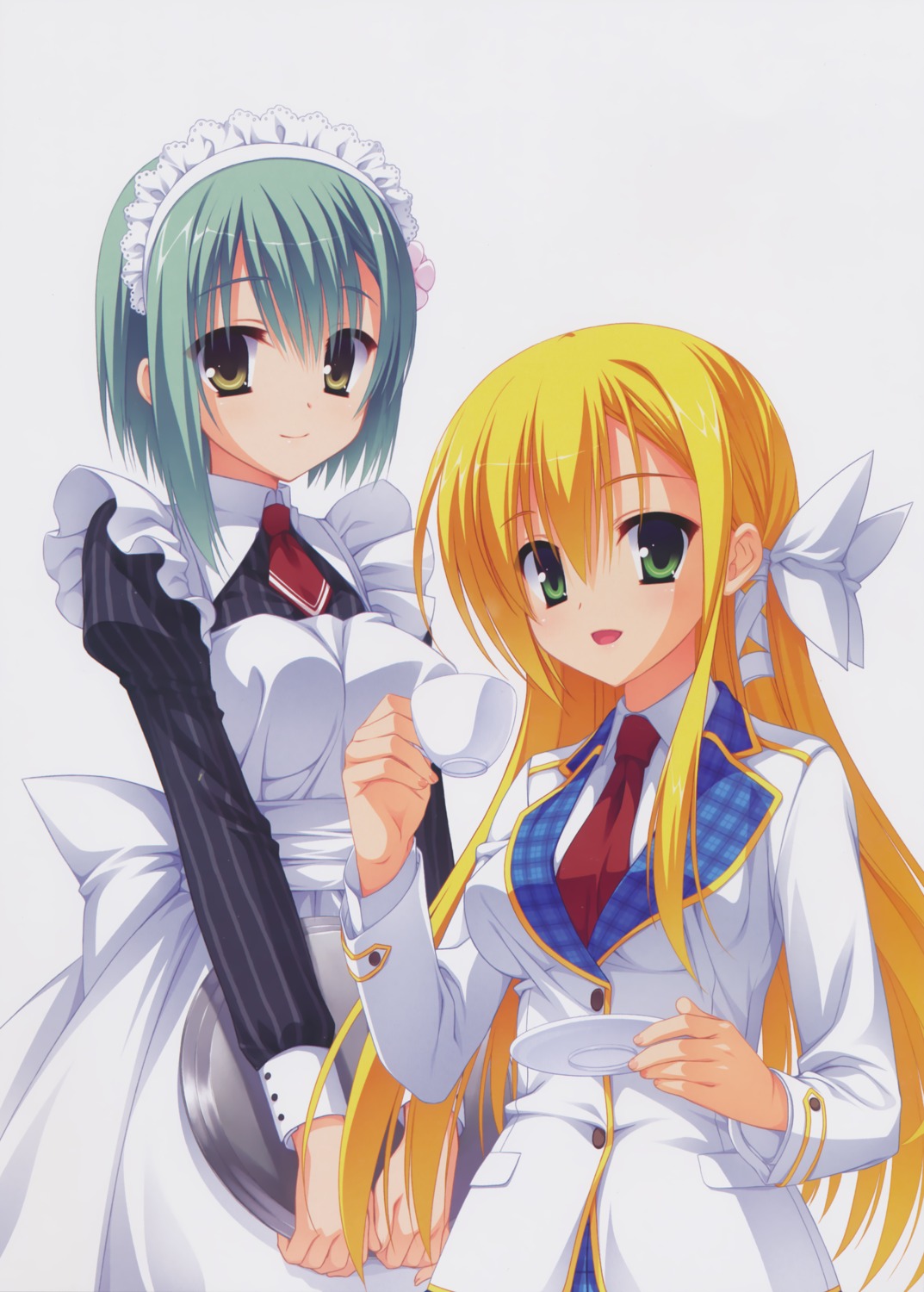 yuzu-soft kobuichi muririn noble works kanemoto akari tsukiyama sena maid seifuku | #276582 ...